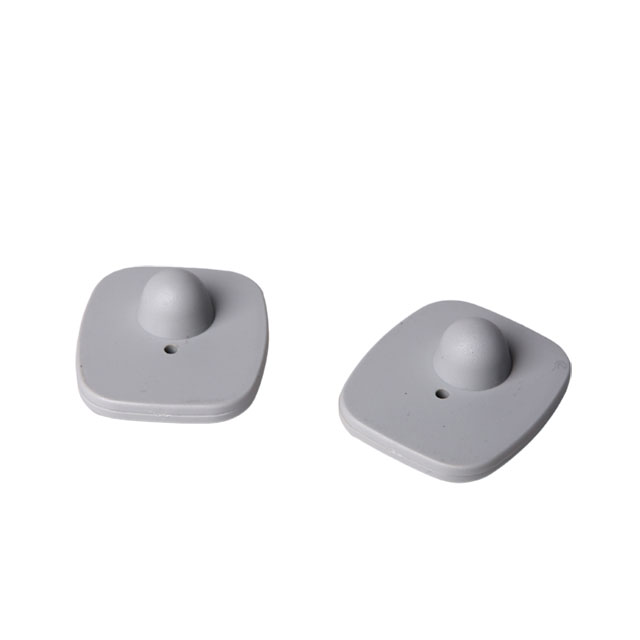 China RF 8.2Mhz EAS Mini Tag Square Black With Pin Retail Security Tag ...